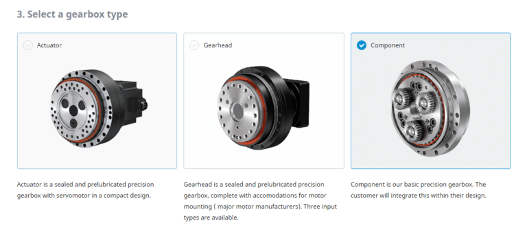 Nabtesco Gearbox Sizing Guide | Nabtesco Motion Control